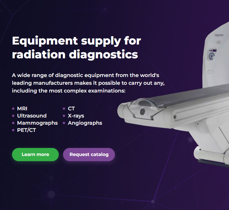 Equipment supply for radiation diagnostics | Newmedtech