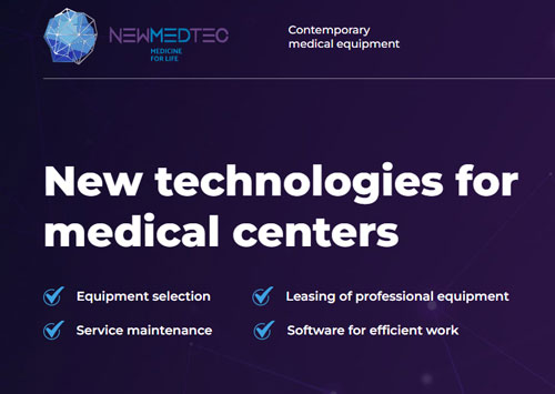 Newmedtech - New technologies for medical centers