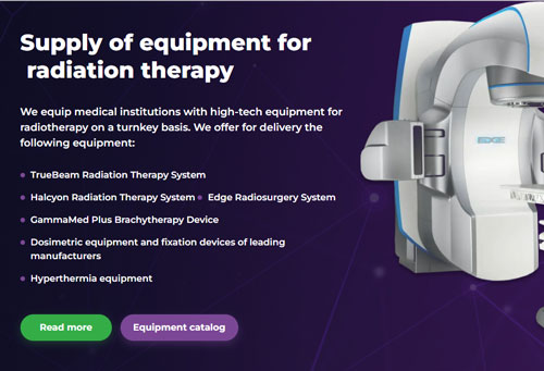Supply of radiotherapy equipment | Newmedtech